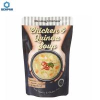 China Liquid Organic Soup Packaging Stand Up Zipper Retort Pouch for sale