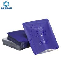 China Accept Custom logo and printing Aluminum Foil Small Coffee Pouch 3 Side Sealed Drip Coffee Bag for sale