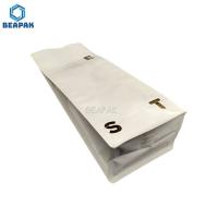 China Coffee Valve Sealed Plastic 200g Flat Bottom Pouches for sale