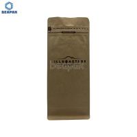 China Coffee Doypack Resealable k Kraft Paper Pouch for sale
