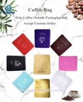 China Side Gusset Aluminum Foil Drip Coffee Filter Bags for sale