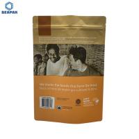 China Aluminum Foil Stand Up 150g Kraft Paper Coffee Bags for sale