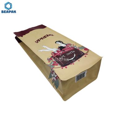China 500g Kraft Paper Stand Up Pouch for sale