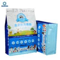 China Gravure Printing Animal Feeds Box Bottom k Pet Food Bags for sale