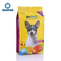 China Stand Up Square Bottom Zipper Dog Food Packaging for sale