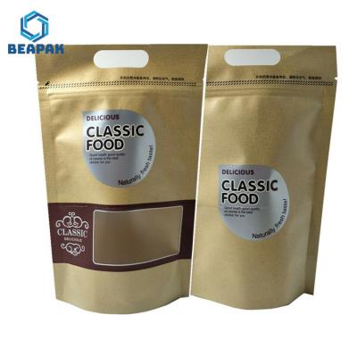 China 200 Micron Printed Biodegradable Resealable Food Packaging for sale