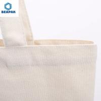 China Custom Printed Shopping Canvas Foldable Cotton Jute Bag for sale