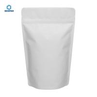 China Stock Plastic Aluminum Foil Zipper Resealable Stand Up Pouches for sale