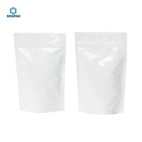 China Stock Plastic Aluminum Foil Zipper Resealable Stand Up Pouches for sale