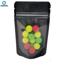 China Laminated Clear Mylar Stand Up 16 Oz Stock Packaging Bags for sale