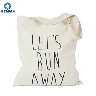 China Custom Printed Burlap Handle Zipper Sling Shopping Bags for sale