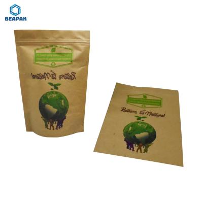 China Custom Printed Resealable Spices Biodegradable Coffee Bags for sale