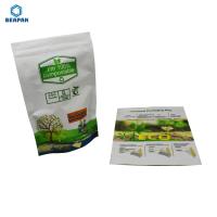 China Printed Biodegradable Paper Foil 150gsm Tea Packaging Bag for sale