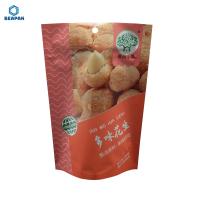 China Stand Up Snack Food Zipper 200 Micron Digital Printed Pouches for sale