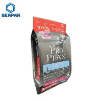 China Square Flat Bottom Pet Glossy Puppy Food Pouches for sale