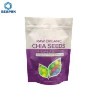 China 500g 20Oz Foil Clear Standup Pouch Plastic Granola Packaging Bags for sale
