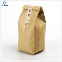 China Biodegradable Waterproof Kraft Paper Coffee Beans Packaging for sale