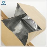 China Biodegradable Waterproof Kraft Paper Coffee Beans Packaging for sale