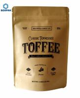 China Clear Laminated Zipper Plastic 250ml Stand Up Coffee Pouches for sale