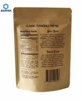China Clear Laminated Zipper Plastic 250ml Stand Up Coffee Pouches for sale