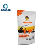 China Plastic Printing Square Bottom Animal  k Pet Food Bags for sale