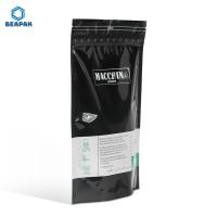 China Zipper  Matte Finished Recycled Stand Up Coffee Pouches for sale