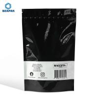 China Zipper  Matte Finished Recycled Stand Up Coffee Pouches for sale