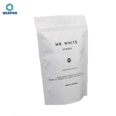 China Aluminum Foil k 180 Micron Flat Bottom Coffee Bags for sale