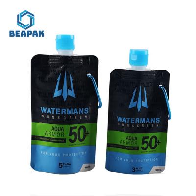 China Biodegradable Reusable Baby Snack Food Custom Spout Pouches for sale