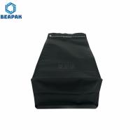 China Pull Tab Zipper Matt Finish Aluminum Foil Block Bottom Pouch for sale