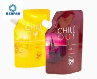 China Drink Juice Stand Up Liquid Doyapck 250g Custom Spout Pouches for sale