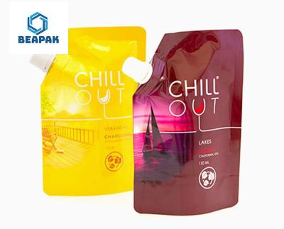 China Drink Juice Stand Up Liquid Doyapck 250g Custom Spout Pouches for sale