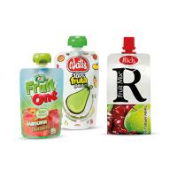 China SGS Sealed 80 Micron Food Package Custom Spout Pouches for sale