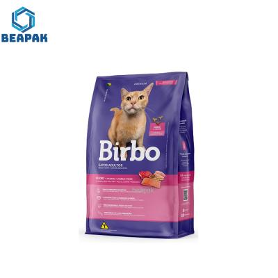 China Moisture Proof Soy Ink Heat Seal k Pet Food Bags for sale
