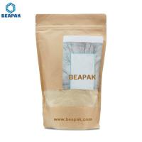China Zipper Biodegradable PLA Stand Up Coffee Bag 200 Microns for sale