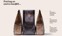 China PLA 50 Microns Kraft Paper Biodegradable Coffee Bags for sale