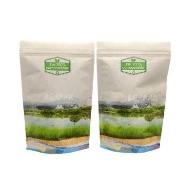China PBAT 50 Microns Food Biodegradable Coffee Bags for sale