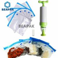 China BPA Free Sealed PA Reusable Sous Vide Bags With Zipper for sale