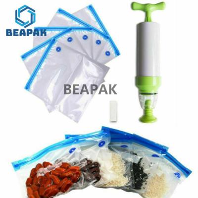 China BPA Free Sealed PA Reusable Sous Vide Bags With Zipper for sale