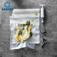 China BPA Free Sealed PA Reusable Sous Vide Bags With Zipper for sale