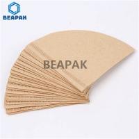 China Biodegradable Brown Natural V60 Coffee Strainer Paper for sale