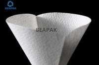 China Wood Pulp Heat Seal Sector Shape Paper Coffee Filter for sale