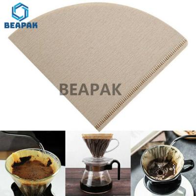 China Custom Food Grade Natural Biodegradable Coffee Filters for sale