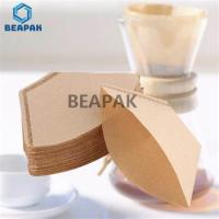 China Gravure Printing Wood Pulp Paper Coffee Filter Custom Logo for sale