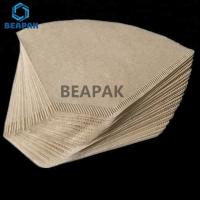 China Gravure Printing Wood Pulp Paper Coffee Filter Custom Logo for sale