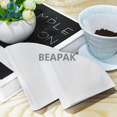 China Wood Pulp Biodegradable Coffee Strainer Paper Good Permeability for sale