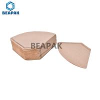 China Sector Heat Seal Wood Pulp Disposable Coffee Filters Sustainable for sale