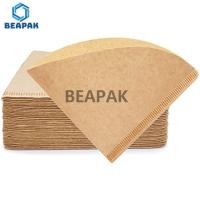 China Cone Sector Shape Drip Coffee Filter Bags Biodegradable Coffee Filters for sale