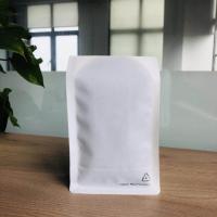 China Recyclable Flat Bottom Pouch Zipper Plastic Food Pouches for sale