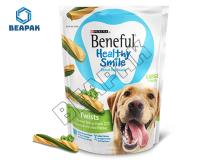 China Printed Pet Food Packaging Flat Bottom Pouch Non Delamination for sale